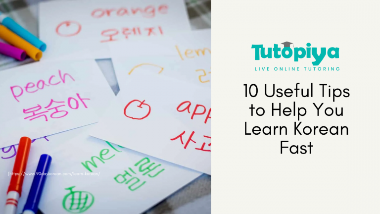 How to learn Korean fast - Top 10 tips to help you learn Korean easily!